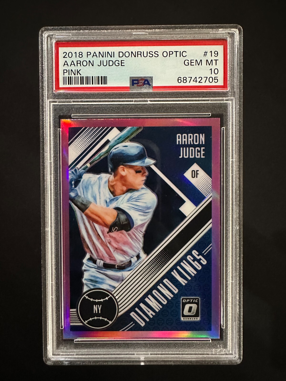 2018 Panini Donruss Optic #19 Aaron Judge - PINK - PSA 10 | eBay