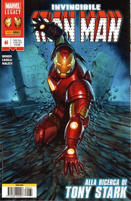 Invincibile Iron Man 61.Alla ricerca di Tony Stark.Marvel Legacy-Panini ...