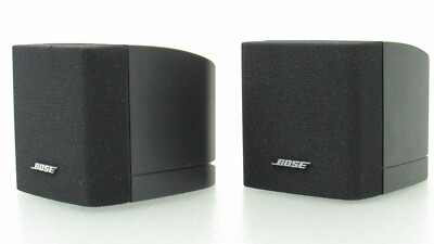 2 Bose Single Cube Speakers Acoustimass Lifestyle Mountable Satellite ...