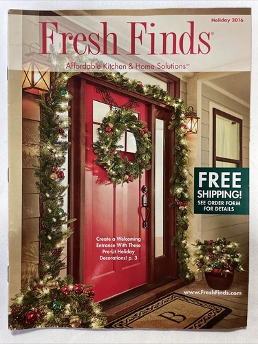 2016 Holiday, Fresh Finds Magazine, Home Solutions (CP394) | eBay