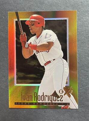 1997 EX 2000 IVAN RODRIGUEZ Card #47 Texas Rangers HOF | eBay