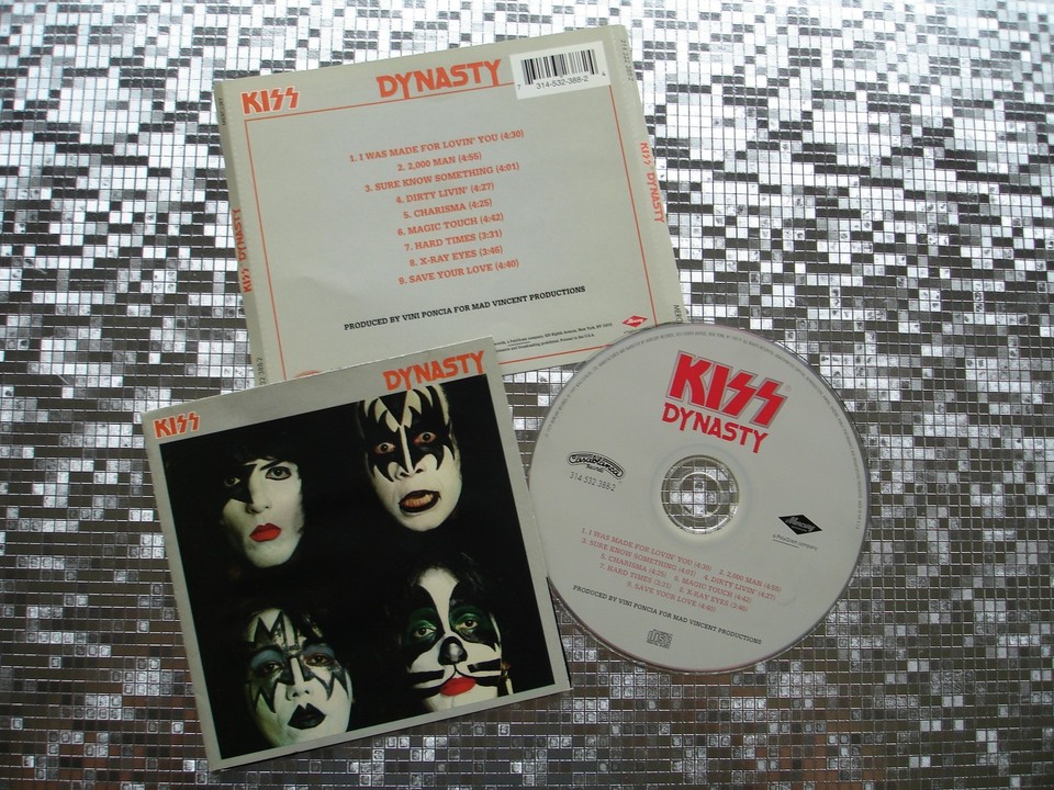 KISS ~ DYNASTY ~ Vintage LP w/Poster, Order Form & CD Casablanca ‎NBLP ...