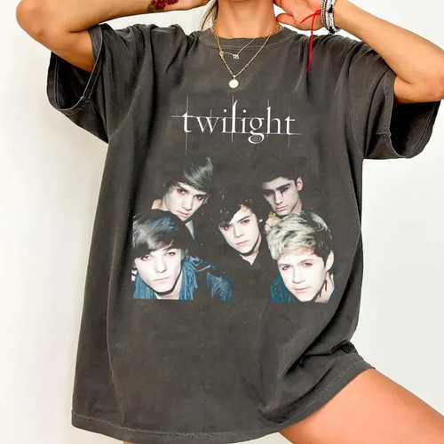 Comfort Colors Twilight One Direction Vintage Gift T-Shirt Full Size S ...