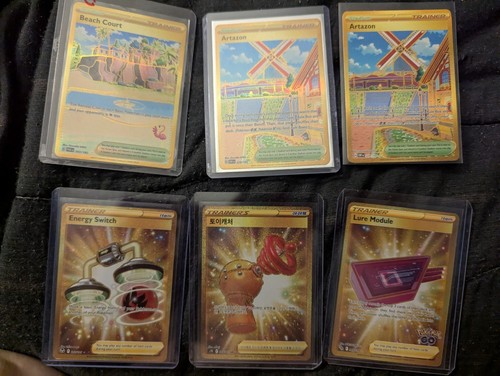 Lot Of 10 Gold Pokemon Cards | eBay