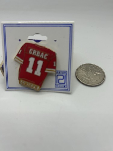 KC Chiefs Pins RARE 1998 Kansas City Chief Elvis Grbac Jersey Pin NFL ...