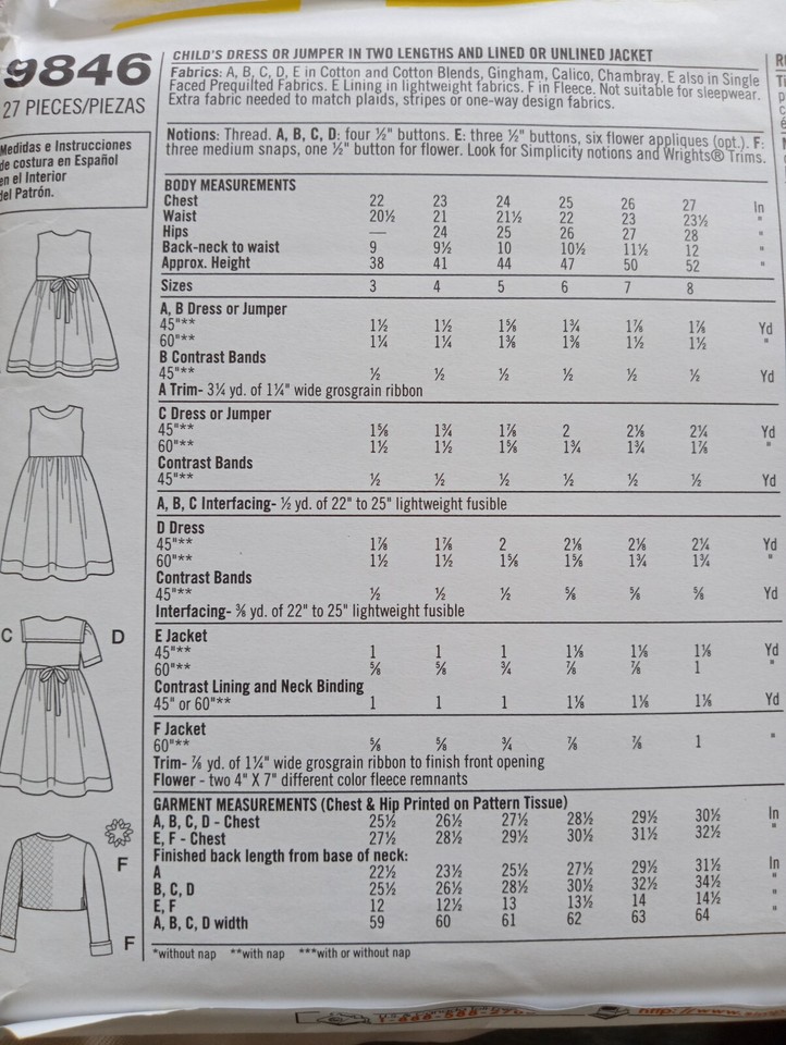 Toddler Girls Kids Sailor Collar Dress Sewing Pattern Waist Coat ...