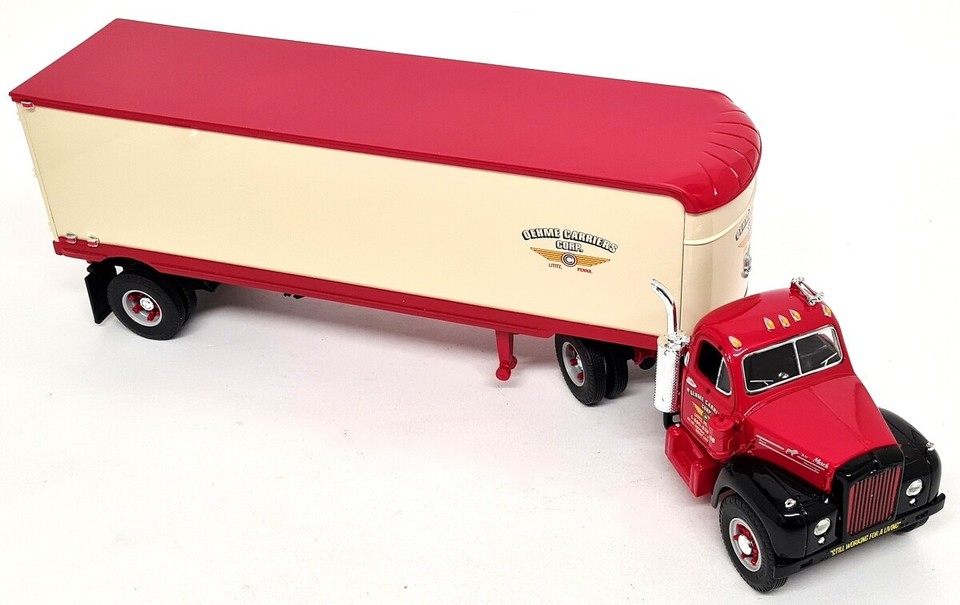 1ST Gear 1/34 Mack Model B 1960 Oehme Carriers Tractor Trailer Diecast ...