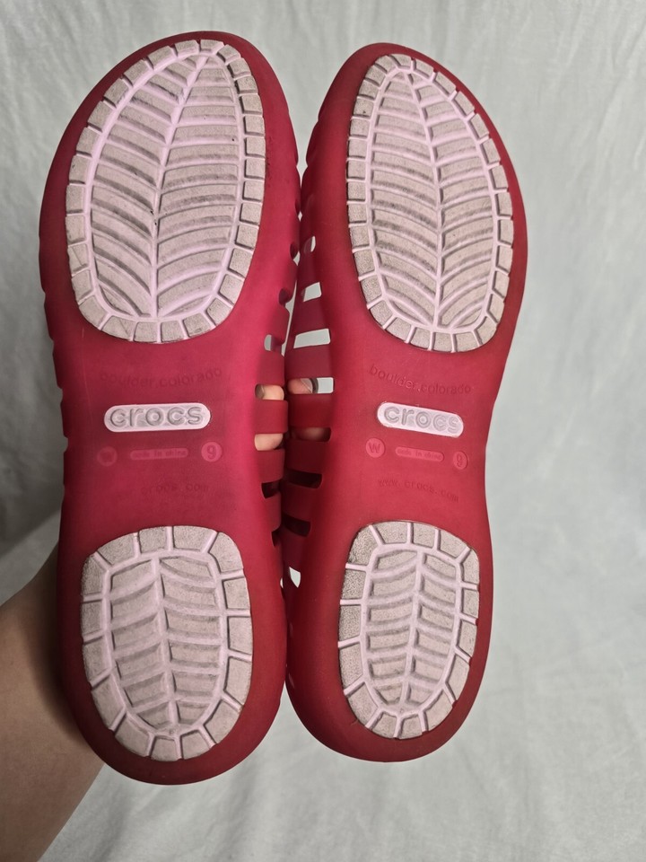 Crocs Adrina II Closed Toe Slip On Jelly Flats Women’s Size 9 Ballet ...