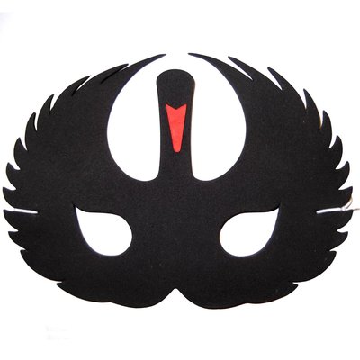 Foam Black Swan Eye Mask - Fancy Dress and Party Masks | eBay UK