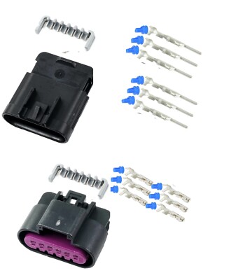DELPHI GT 150 SERIES 6 CONDUCTOR OR PIN CONNECTOR SET 18-16 GA ...