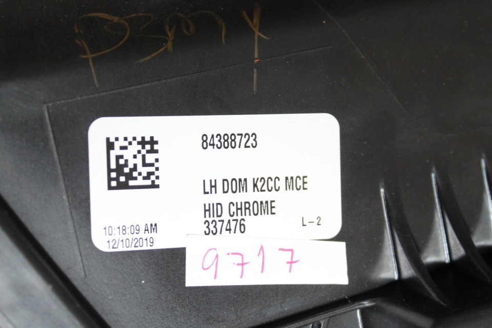 2016-2018 CHEVROLET SILVERADO 1500 LEFT DRIVER HEADLIGHT HID OEM CHROME ...