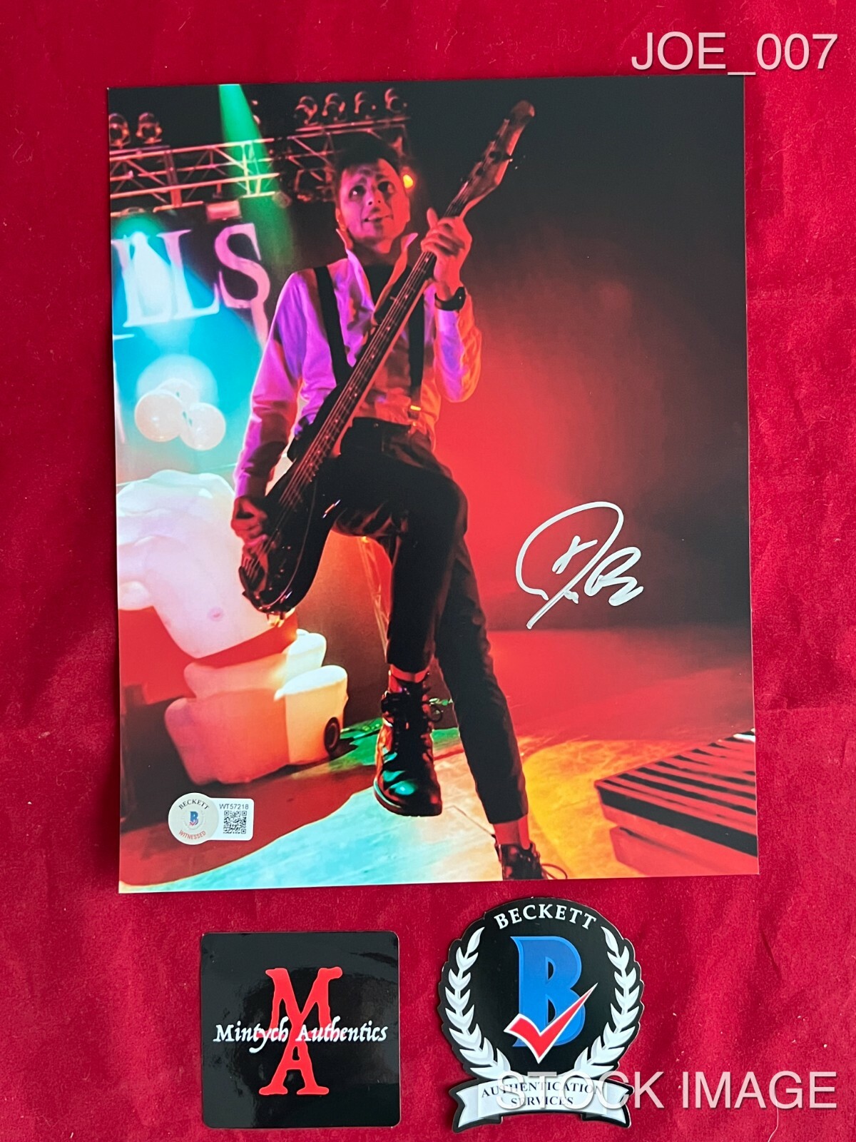 JOE OCCHIUTI ICE NINE KILLS SIGNED 8x10 PHOTO! BECKETT! WELCOME TO ...