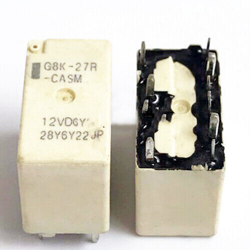 1PC G8K-27R-CASM 12VDC Power Relay 10Pins New #sumaik11 | eBay