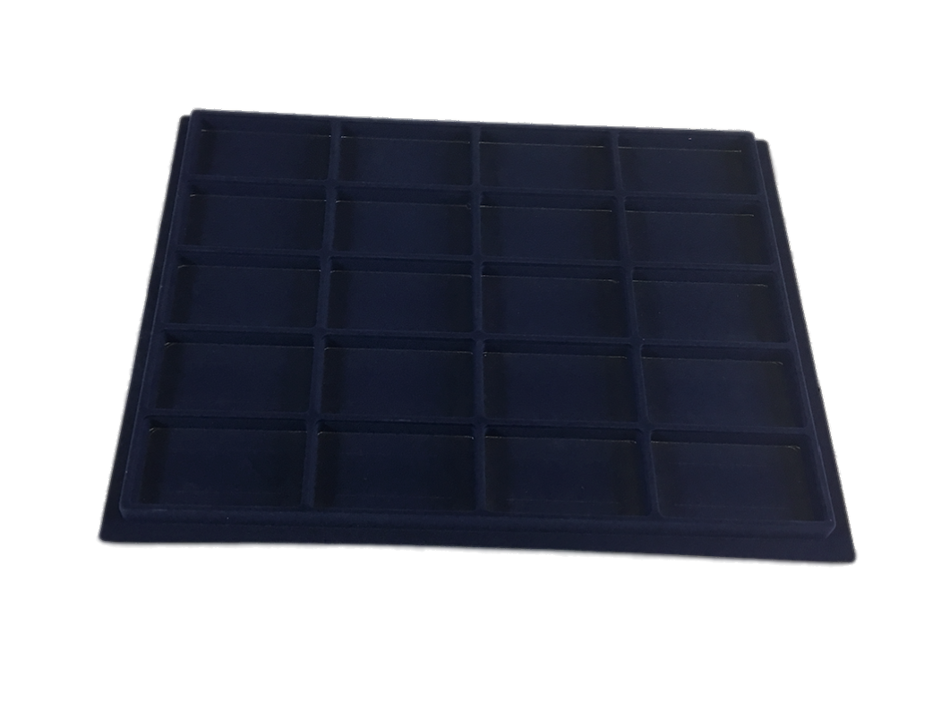 12 x 16 x 3/4" Flocked Tray for The Riker Display Case FLOCK TRAY ONLY ...