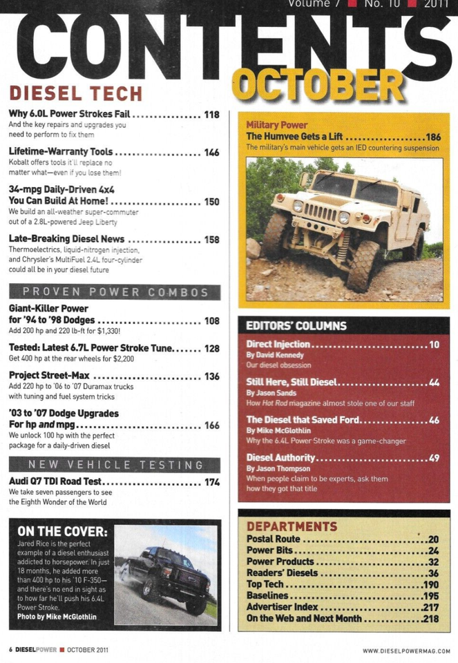 Diesel Power Magazine Ford Cummins Duramax Power Strokes Grand Canyon ...