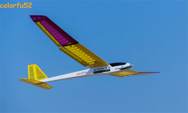 RC Plane F25 AION Glider Airplane Balsa Wood Model Aircraft Kit ...