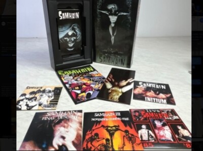 SAMHAIN BOX SET COMPLETE RARE! EVILIVE 2000 5 CDS VHS BOOKLET VG+ ...