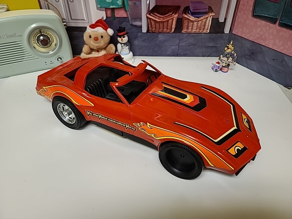 VINTAGE SCHAPER U-DRIVE IT TOY Vic the Voice Controlled Vette 1979 NOT ...