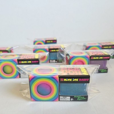 NeeDoh Mini Set Of 2, Nice Ice Baby and Nee Doh Teenie Color Wave ...