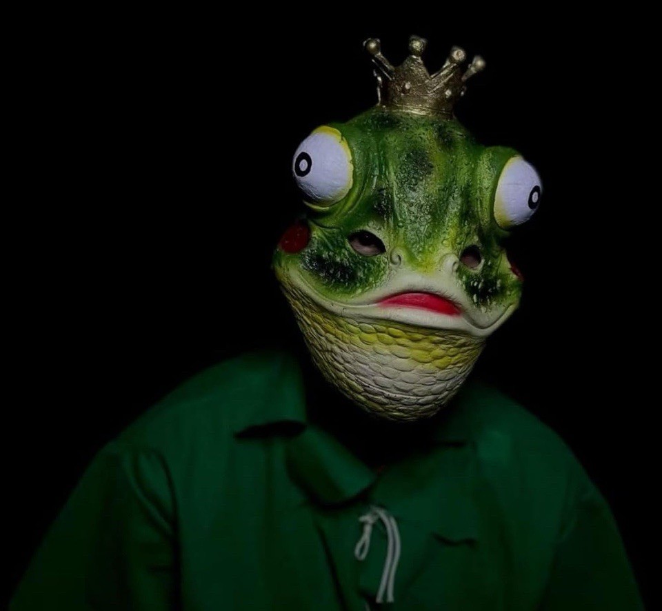 Funny Frog Mask for Cosplay Party Bar Performance, Prank Props Headgear ...