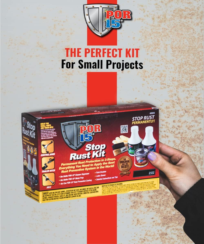 Stop Rust Kit, Non-Porous Coating Seals and Protects Metal from Rust ...