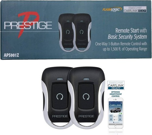 Prestige APS901Z One-Way 1-Button 1500 FT Range Remote Starter FCLAN ...