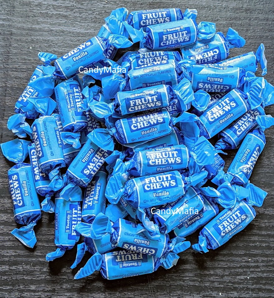 Blue Raspberry Fruit Flavored Tootsie Rolls Tootsie Fruit Chews With
