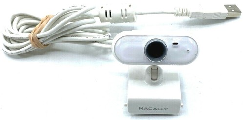 Macally IceCam2 USB 2.0 Video Webcam with Microphone, White Web Cam for ...