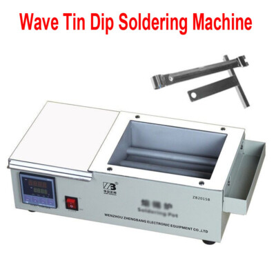Wave Tin Dip Soldering Machine 1200W Split Pcb Hot Dip Solder Pot 220V ...