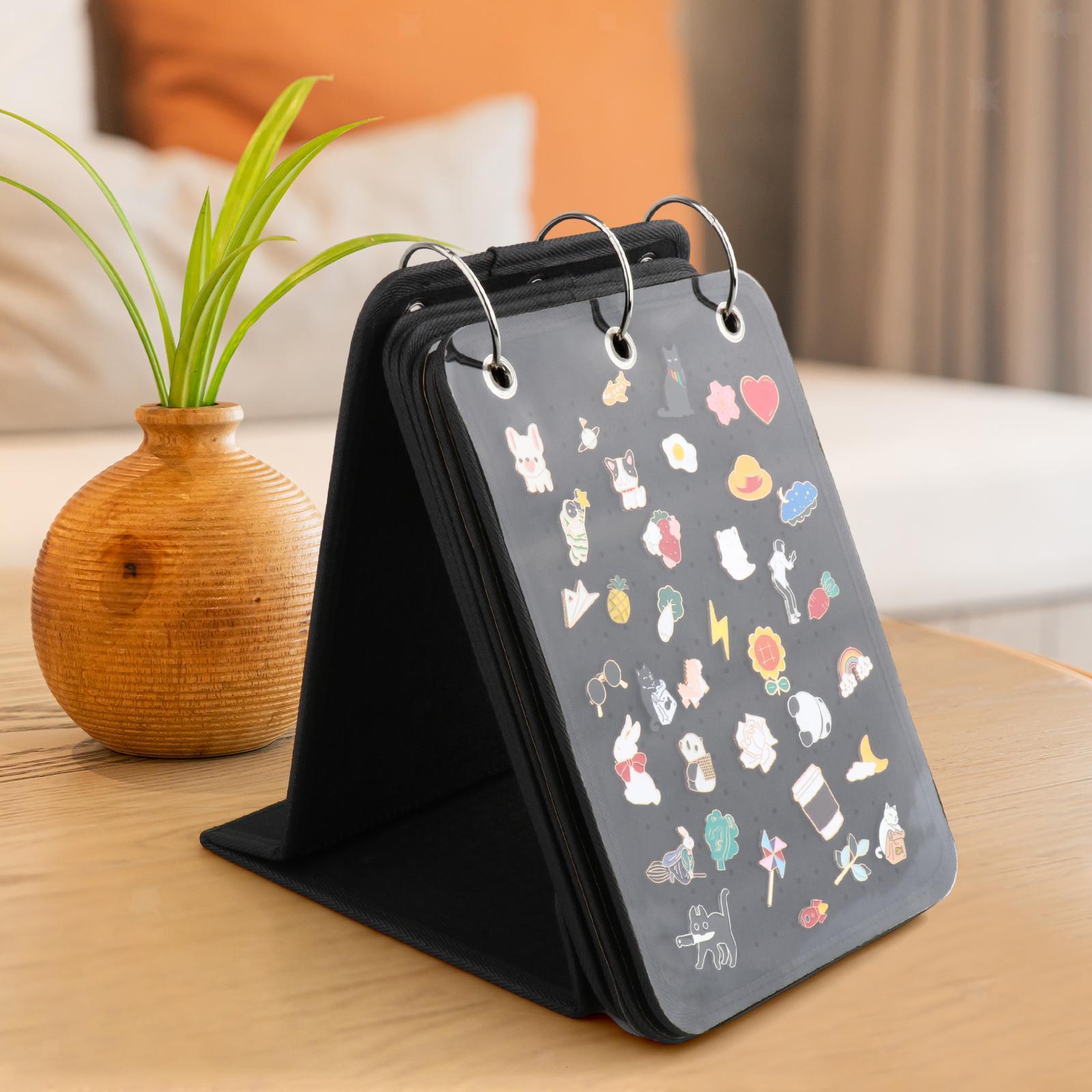 Pin Display Binder Stand Felt Display Stand for Desktop Home Birthday ...