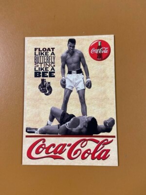 MUHAMMAD ALI COCA COLA ADVERTISING PROMO CARD (.0511) | eBay