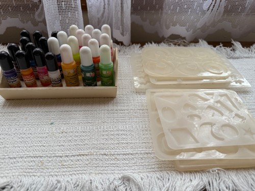 Used resin material multicolor resin dye and resin molds | eBay