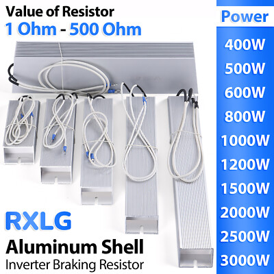 RXLG Aluminum Shell High Power Servo Inverter Braking Resistor 400W to ...
