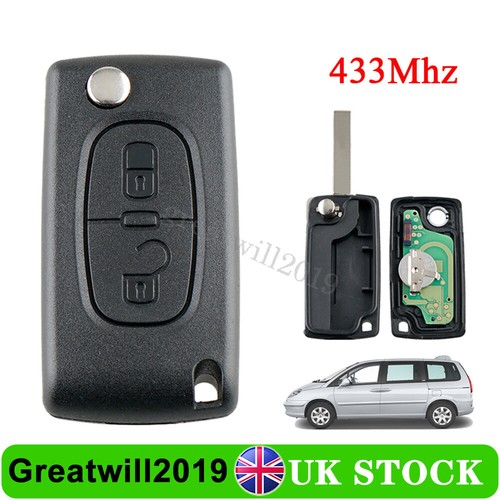 For PEUGEOT Expert Partner 207 307 308 CC SW CE0523 Full Remote Key Fob ...
