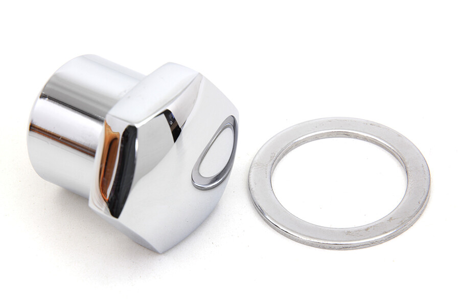 Chrome Domed Triple Tree Fork Stem Nut fits Harley Davidson | eBay