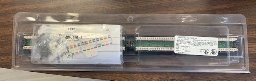 TYCO ELECTRONICS Cat 5E Patch Panel P/N 406330. Communication Circuit ...