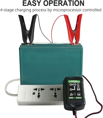 6V 12V Battery Charger Maintainer Trickle for Harley Davidson ...