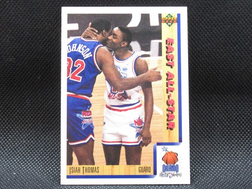 1992 Upper Deck Isiah Thomas East All-Star #451 With MAGIC JOHNSON | eBay