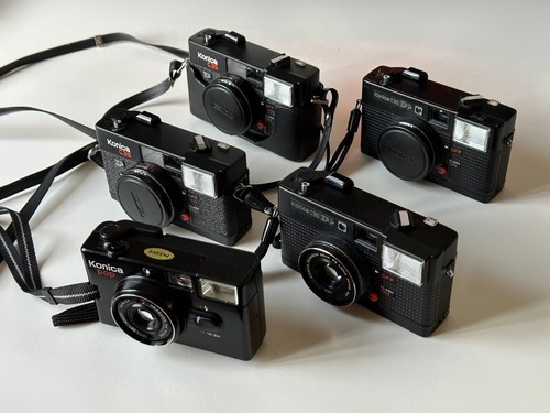 KONICA point and shoot bundle, 5 cameras (C35 EF, C35 EF P, POP) | eBay