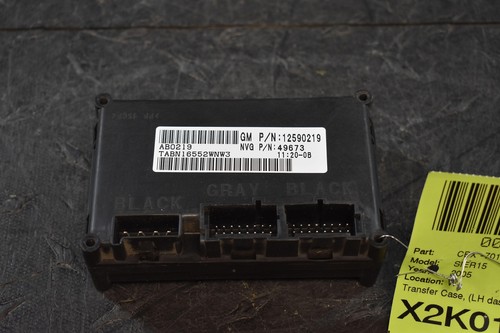 2003 - 2007 GMC Sierra 1500 Transfer Case Control Module 5.3L AT 4x4 ...