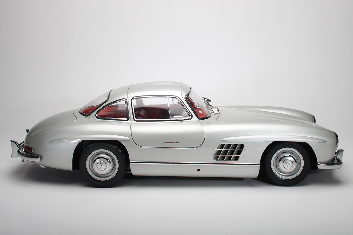 BUILD MERCEDES BENZ 300 SL GULLWING 1/8SCALE complete FULL MODEL KIT ...