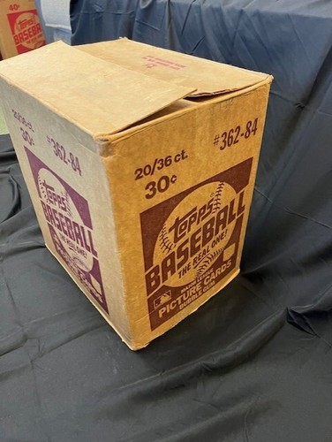 1984 Topps Baseball Wax Case (20 Boxes) | eBay
