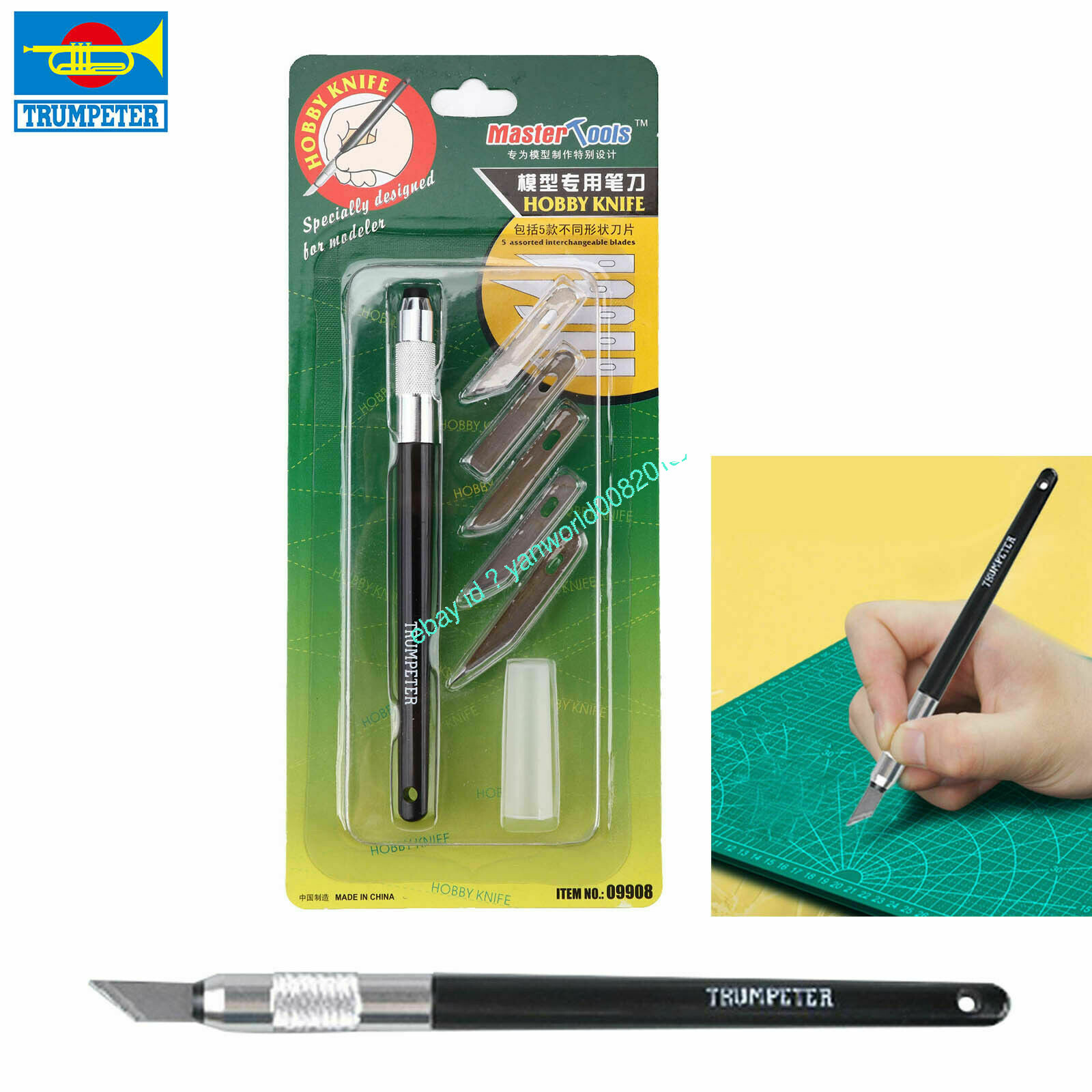 Trumpeter 09908 Master Tools Hobby Kit Cutter Assembly Model Tool(5 ...