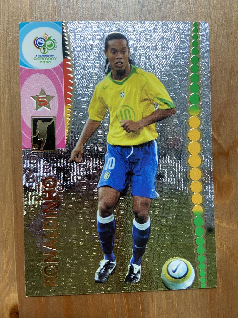 panini FIFAworldcup2006 Ronaldinho SP card soccer player Brazil one-of ...