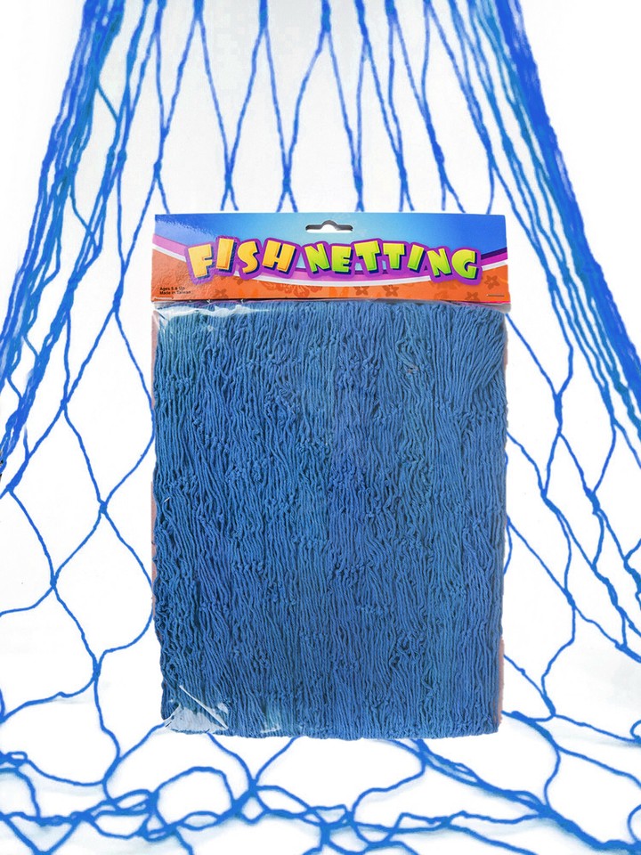 Colorful Cotton Fish Nets (6 Ft x 15 Ft) Nautical Pirate Hawaiian Luau ...