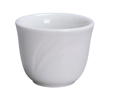Yanco China MM-45 Miami Bone White Porcelain 4.5 oz. Chinese Tea Cup ...