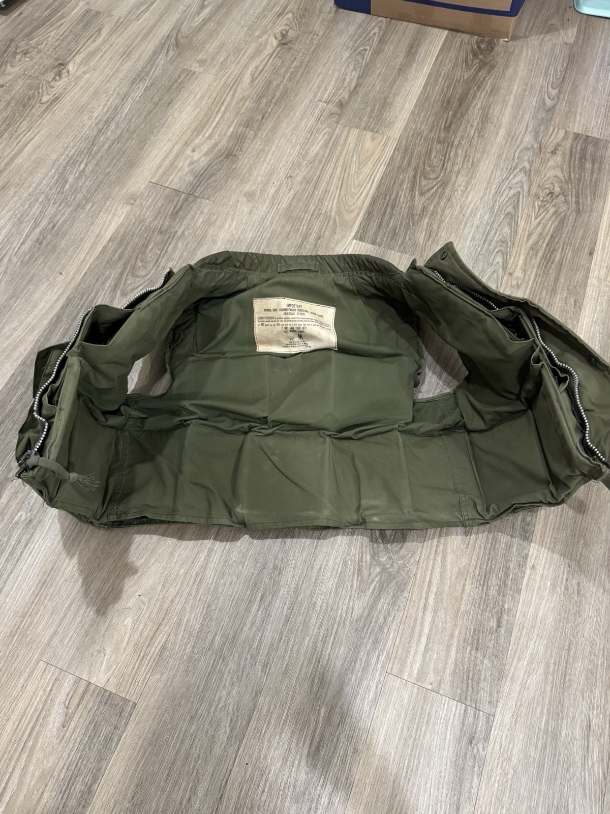 USMC M1955 2nd Pattern Flak Jacket Vest 1960s 1980s Vietnam War Era ...