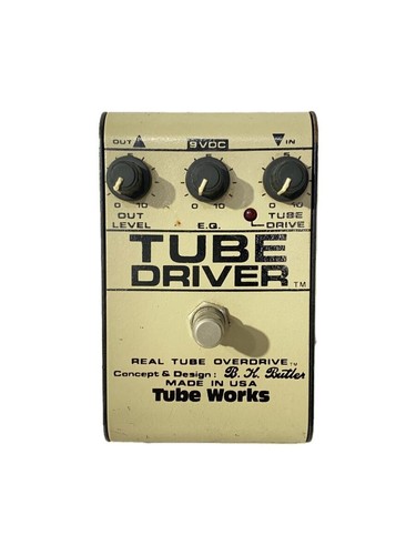Tube Works Tube Driver 3Knob Electric Guitar Effects Used | eBay