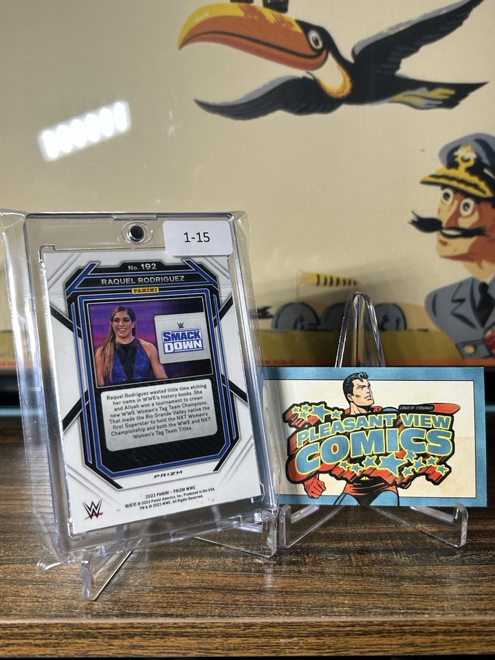 2024 Panini Prizm WWE Raquel Rodriguez Silver Prizm Parallel WWE S1-15 ...