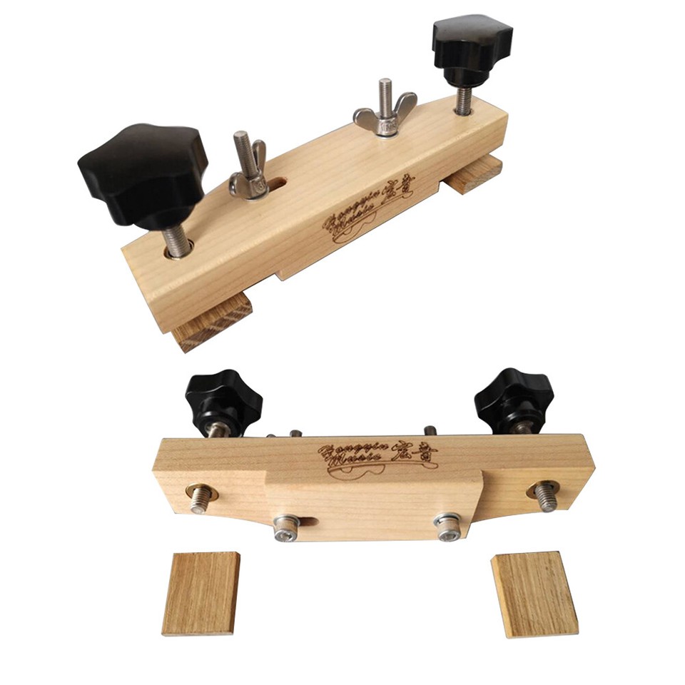 Maple Stainless Steel Guitar Bridge Clamp Set Luthier Installation ...